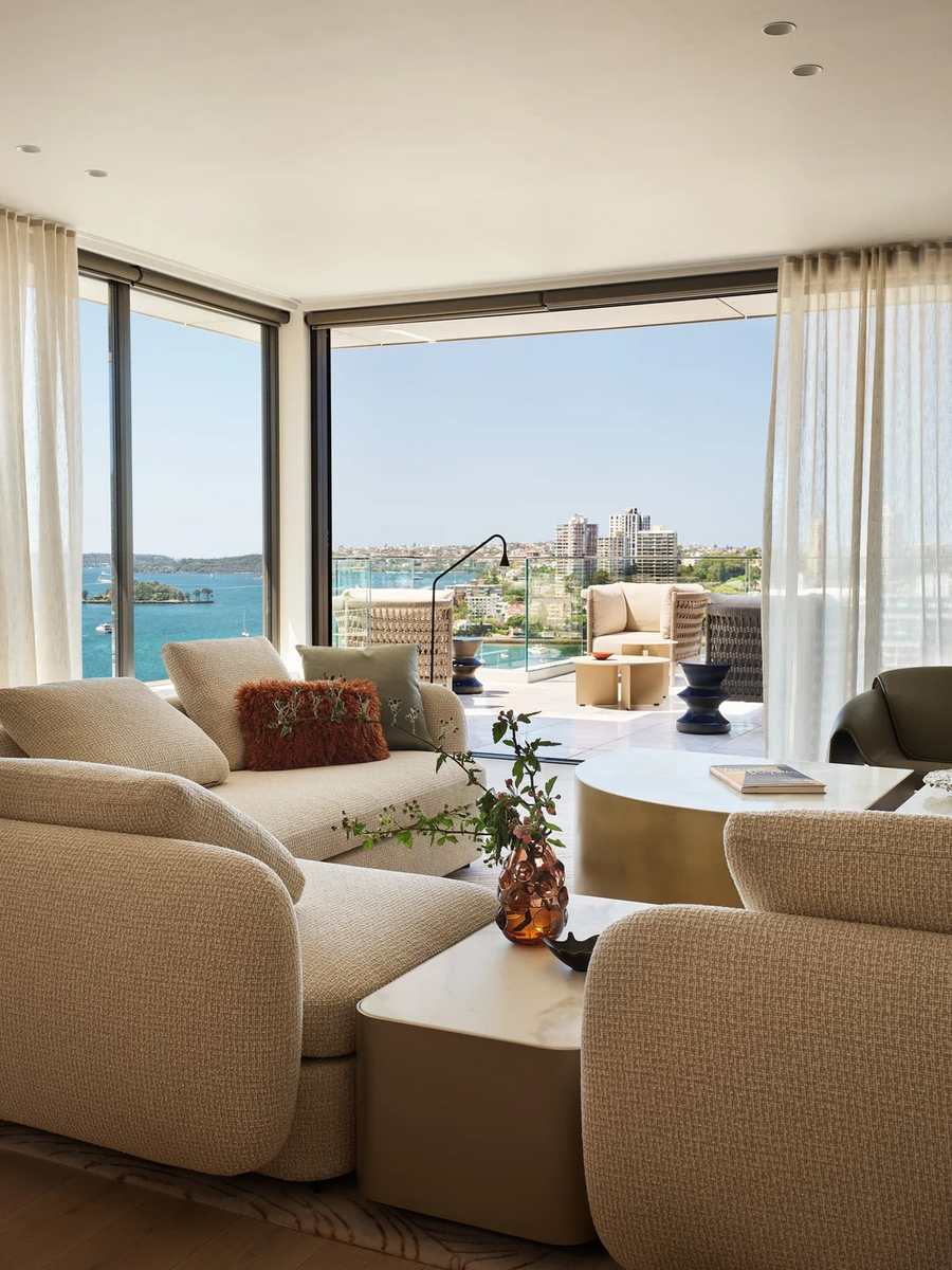 Poised Above the Harbour | Potts Point Penthouse by Alexandra Kidd ...