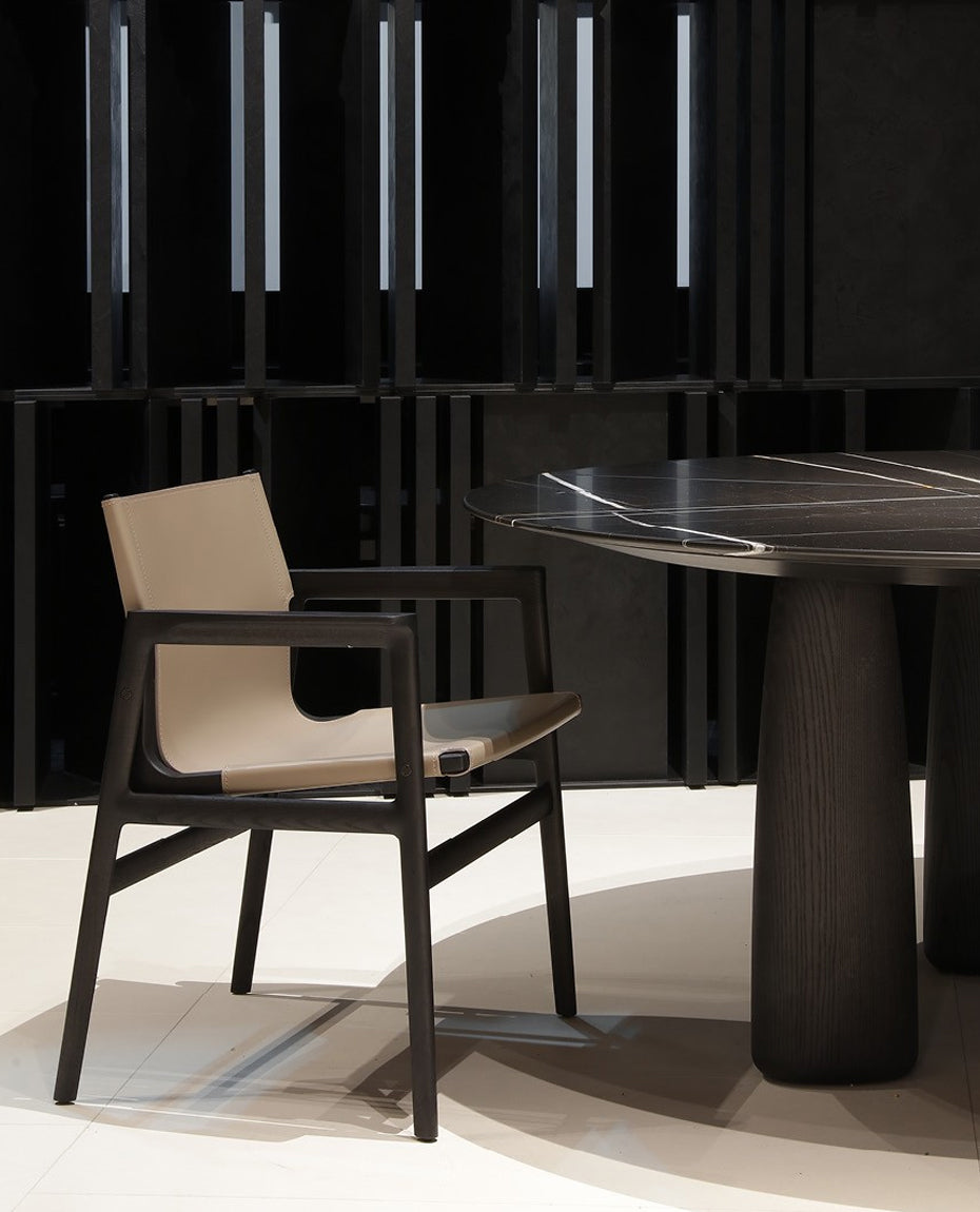Ipanema Chair with Armrests by Jean-Marie Massaud | Poliform